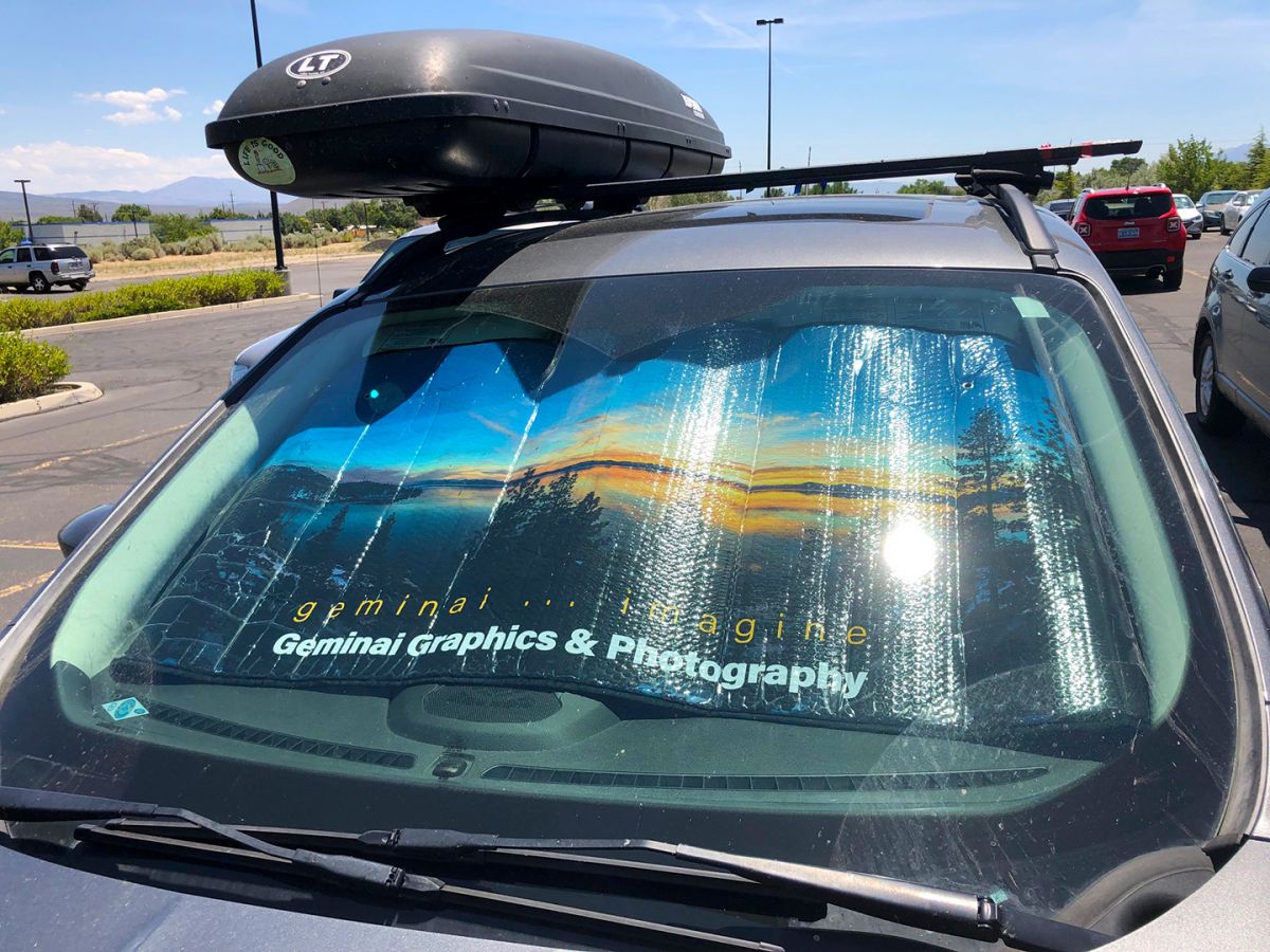 Custom Personalized Car Sun Shade | Window Shield with Logo, Text or ...