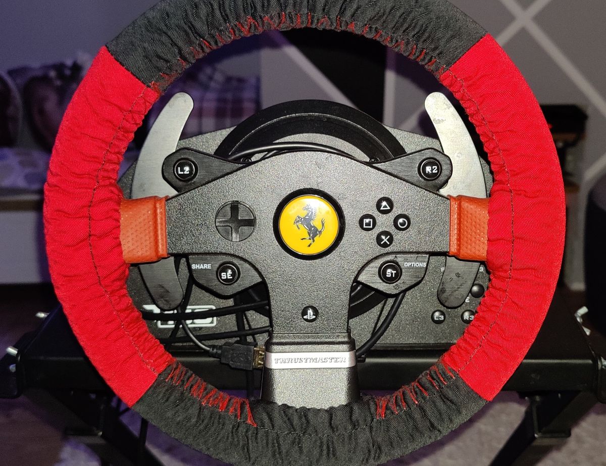 Custom Personalized Steering Wheel Cover with Name/Text and Logo/Design